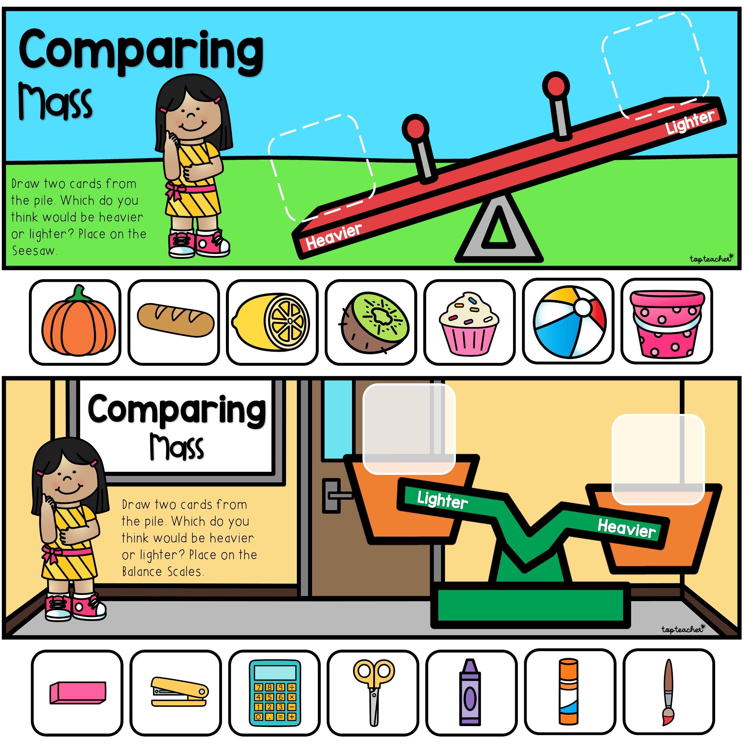Comparing Mass - Top Teacher Comparing Mass - Top Teacher