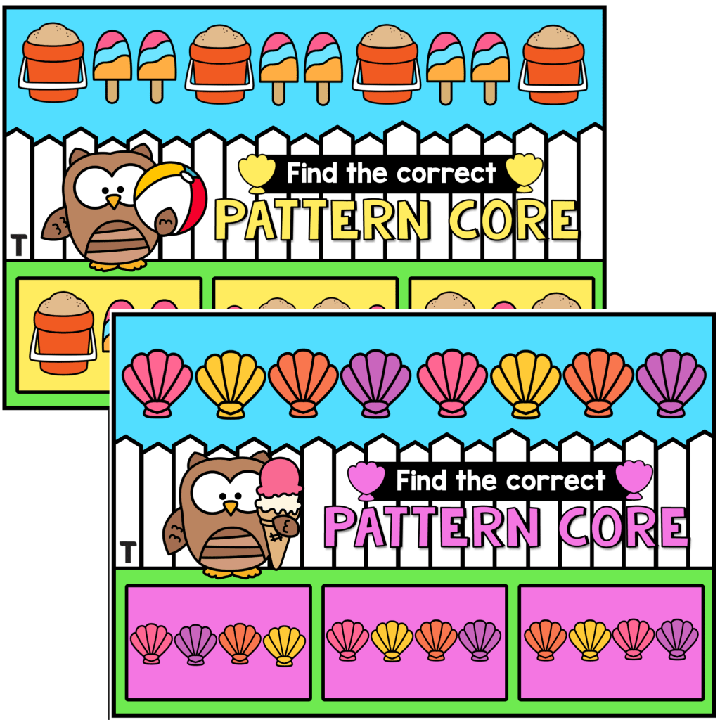 Additive Patterns Task Cards Pattern Core Top Teacher